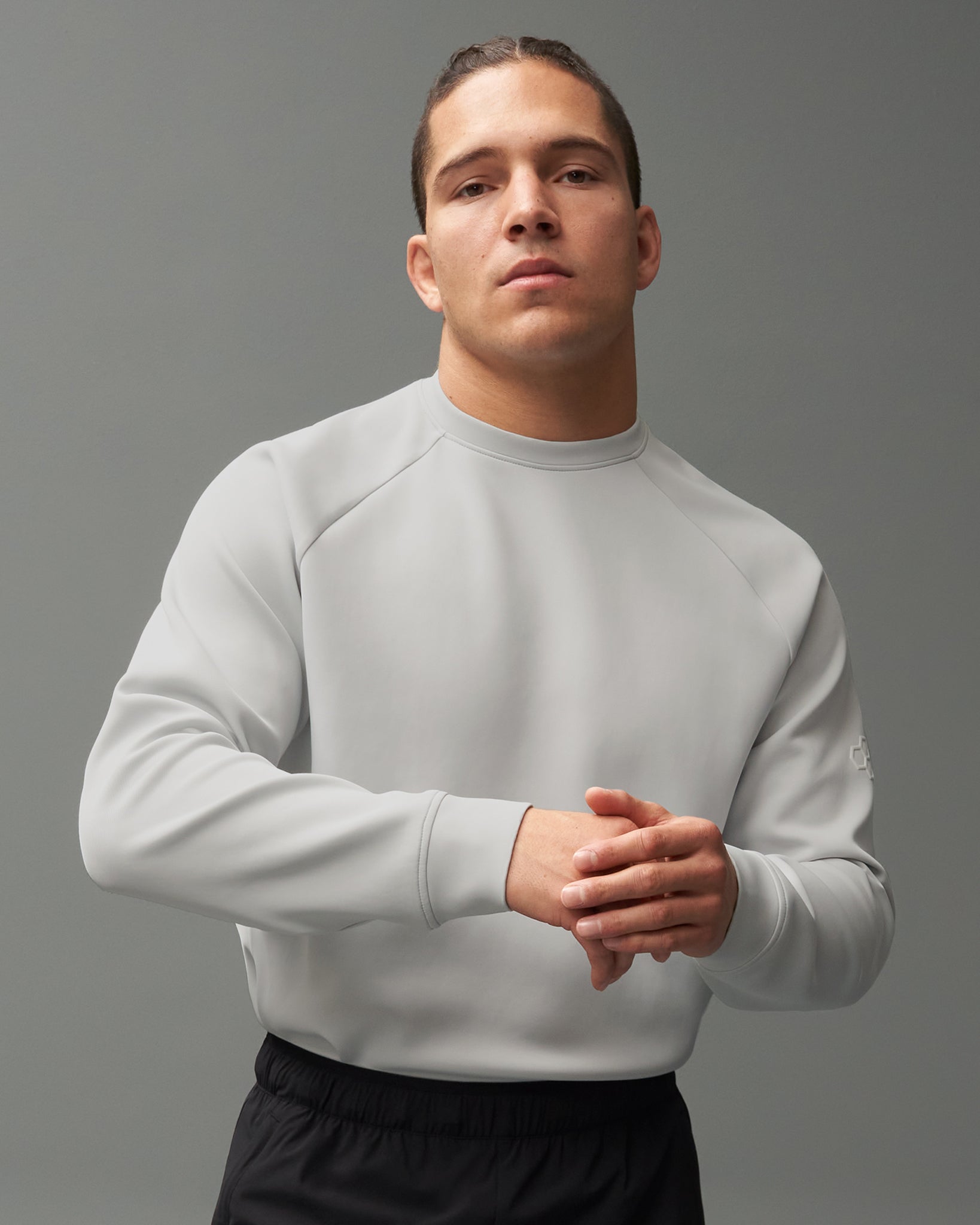 RUDIS COOL-FEEL Crewneck - Lunar Gray - Conquer the Cold | RUDIS