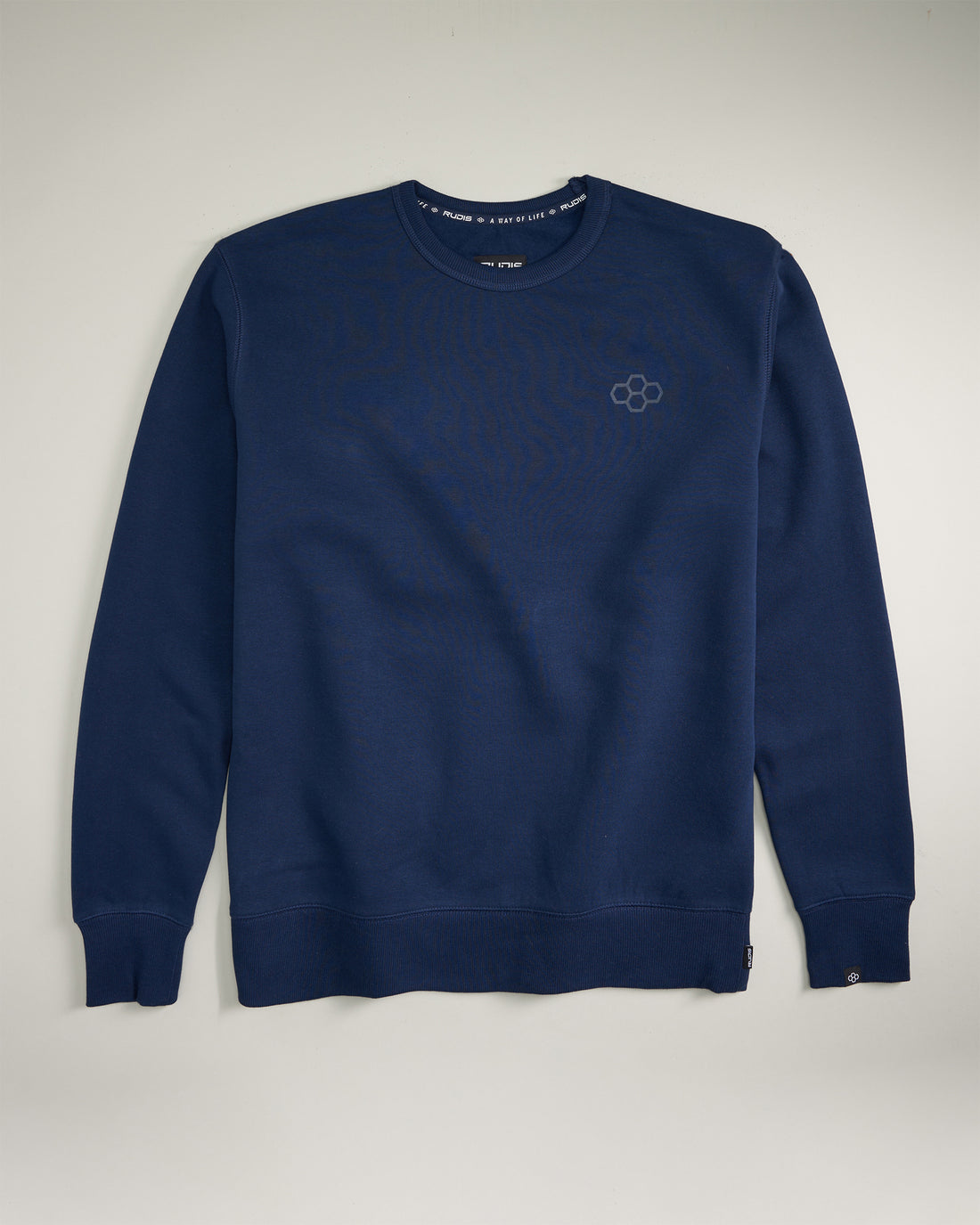 RUDIS Essential Hex Crewneck - Your Go-To for Comfort & Grit | RUDIS