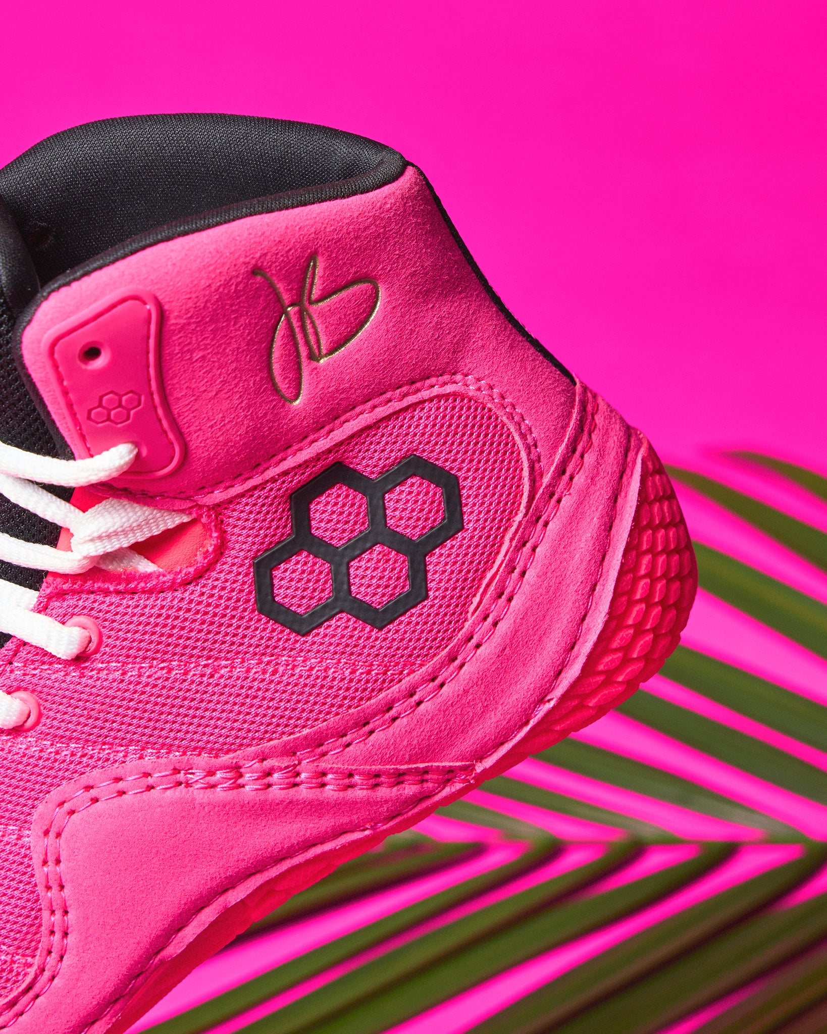 JB1 Adult Wrestling Shoes - Flamingo Pink | RUDIS