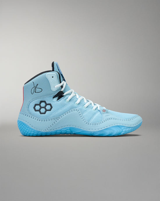 JB1 Adult Wrestling Shoes - Ice Blue Jordan Burroughs Wrestling Shoe ...