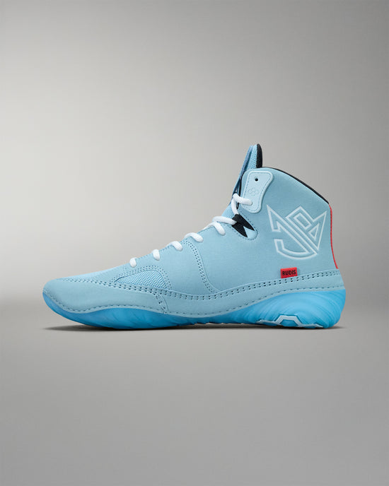 JB1 Adult Wrestling Shoes - Ice Blue Jordan Burroughs Wrestling Shoe ...