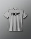 ROCKY Logo Tee | Inspired by the Classic Rocky Film Series | RUDIS