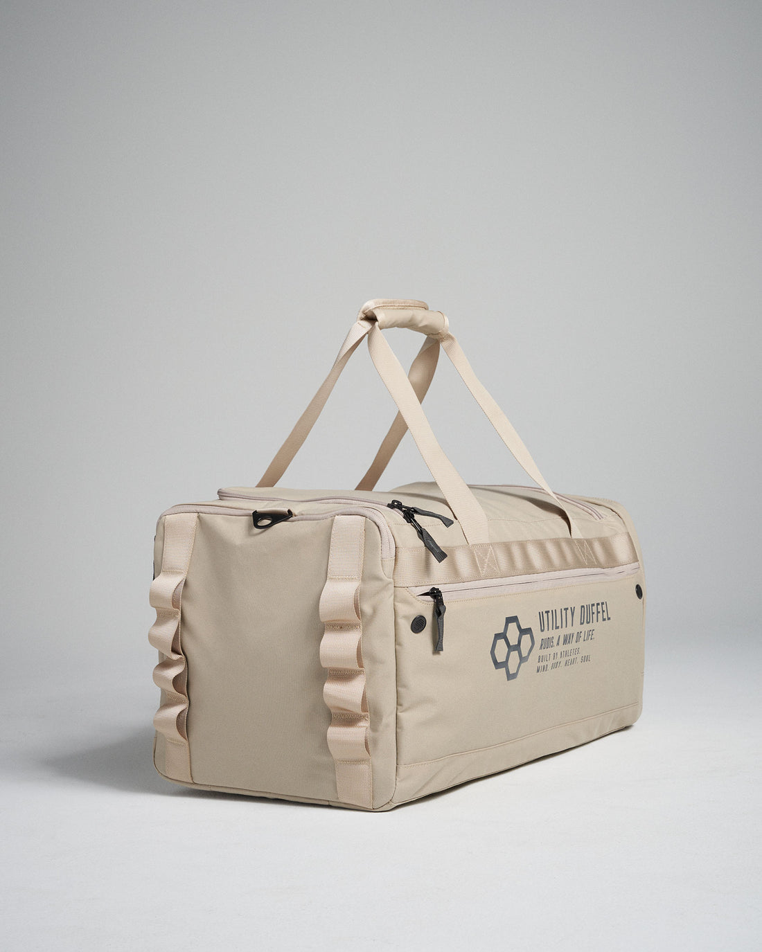 RUDIS Utility Duffel Bag - Tan | Fierce Organization for Champions | RUDIS