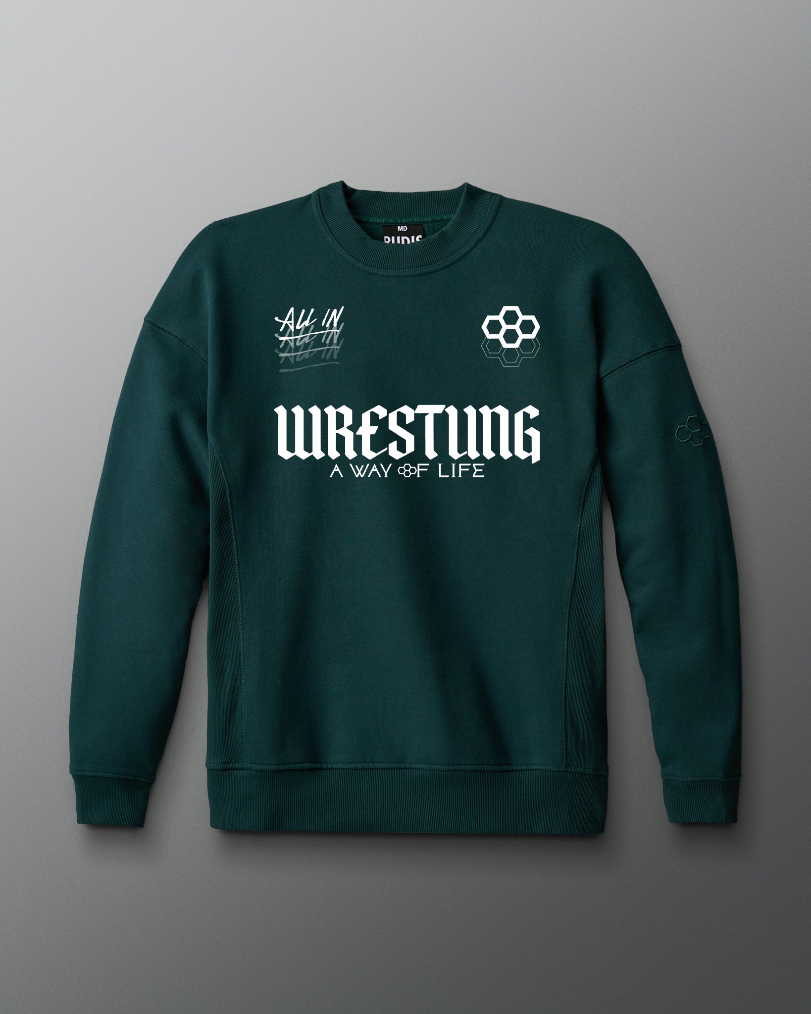 Gothic Wrestling Titan Heavyweight Crewneck for Men | RUDIS