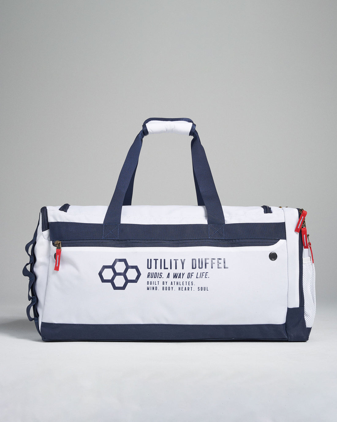 RUDIS Utility Duffel Bag - White - Gear Up for Victory | RUDIS