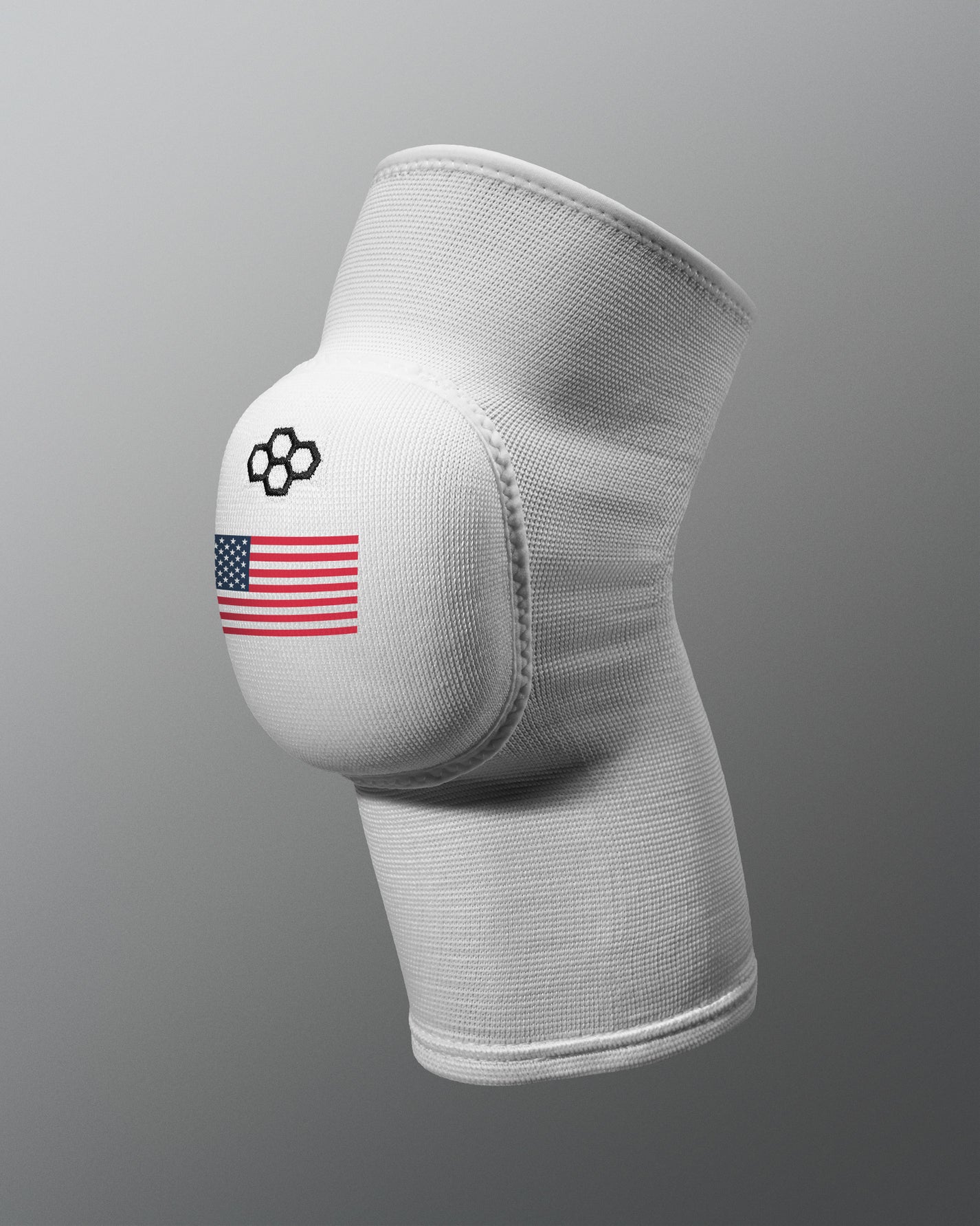 Flag Cushion White Knee Pad | RUDIS