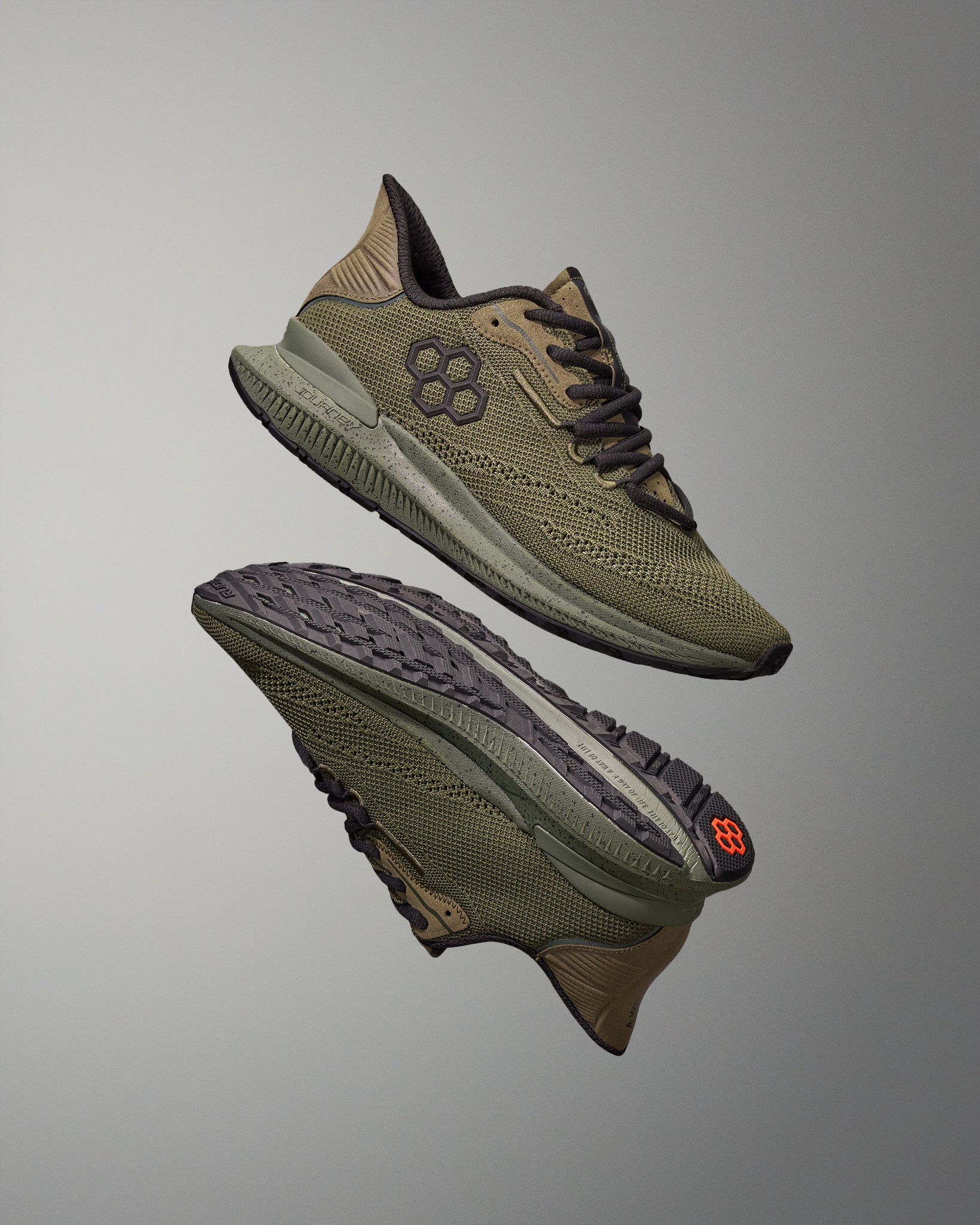 Journey Knit Adult Training Shoes - Ranger Green | RUDIS