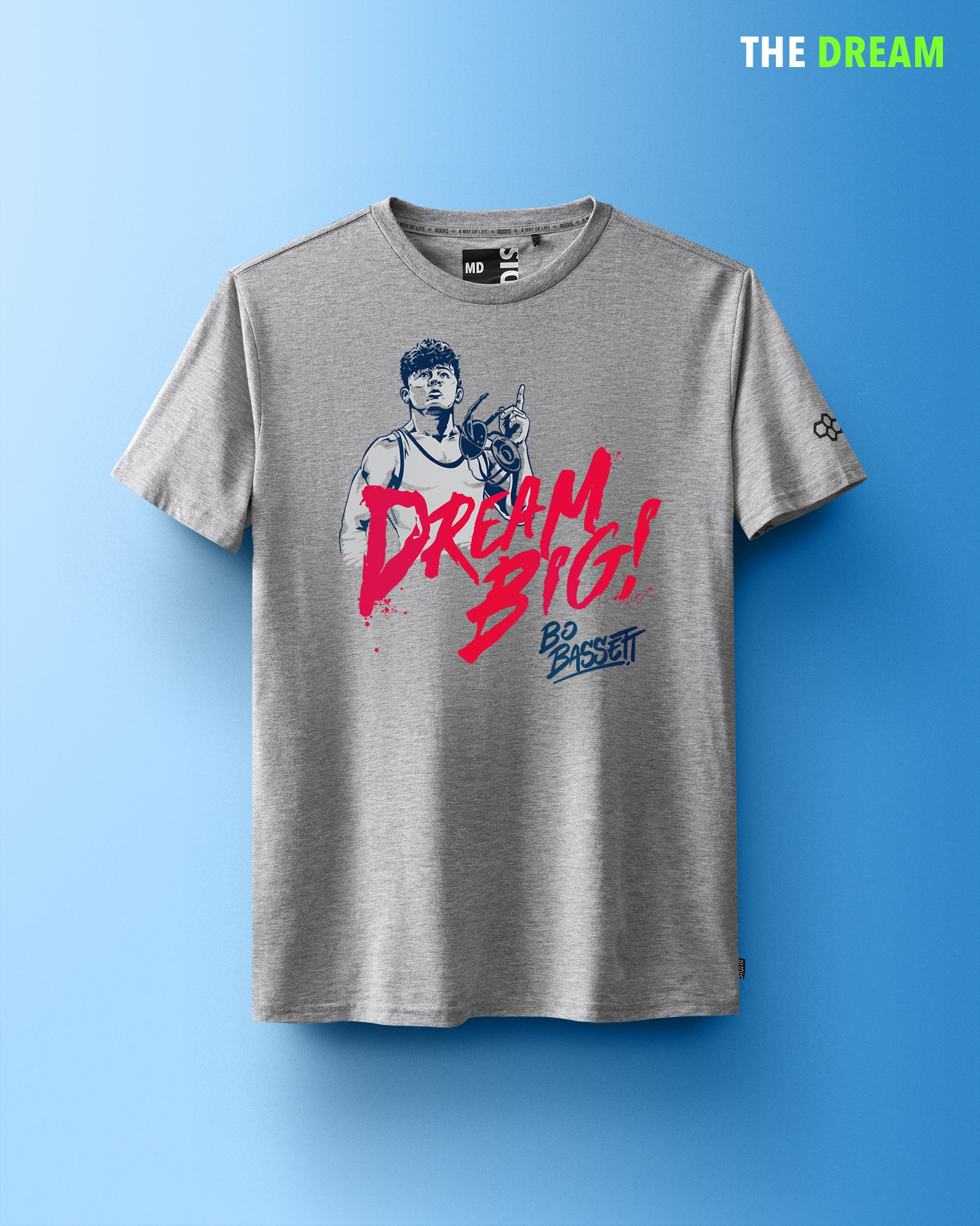 Bo Bassett Dream Big T-Shirt - Unleash Your Wrestling Potential | RUDIS