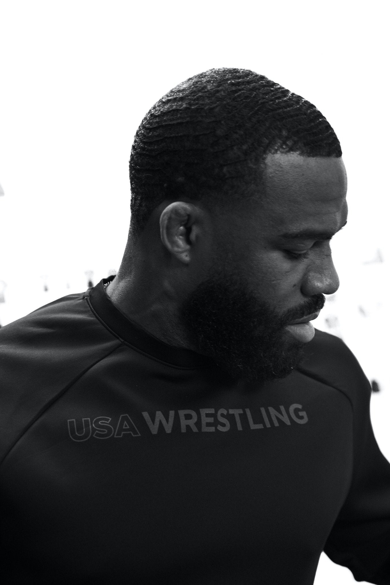 USA Wrestling Wordmark COOL-FEEL Crewneck - Officially Licensed USA ...