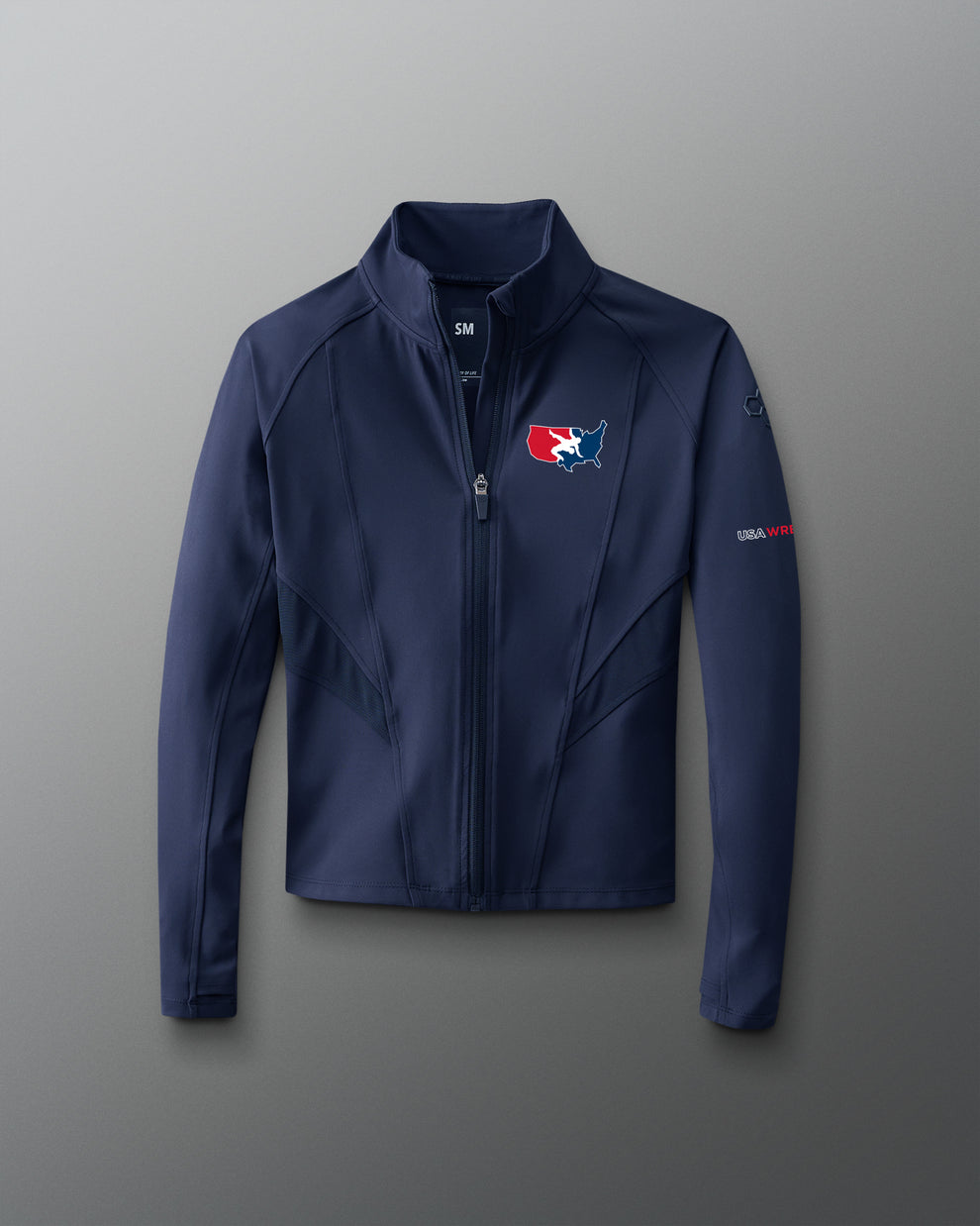 USA Wrestling Logo Women's Contour Full Zip Jacket - Shop Now | RUDIS