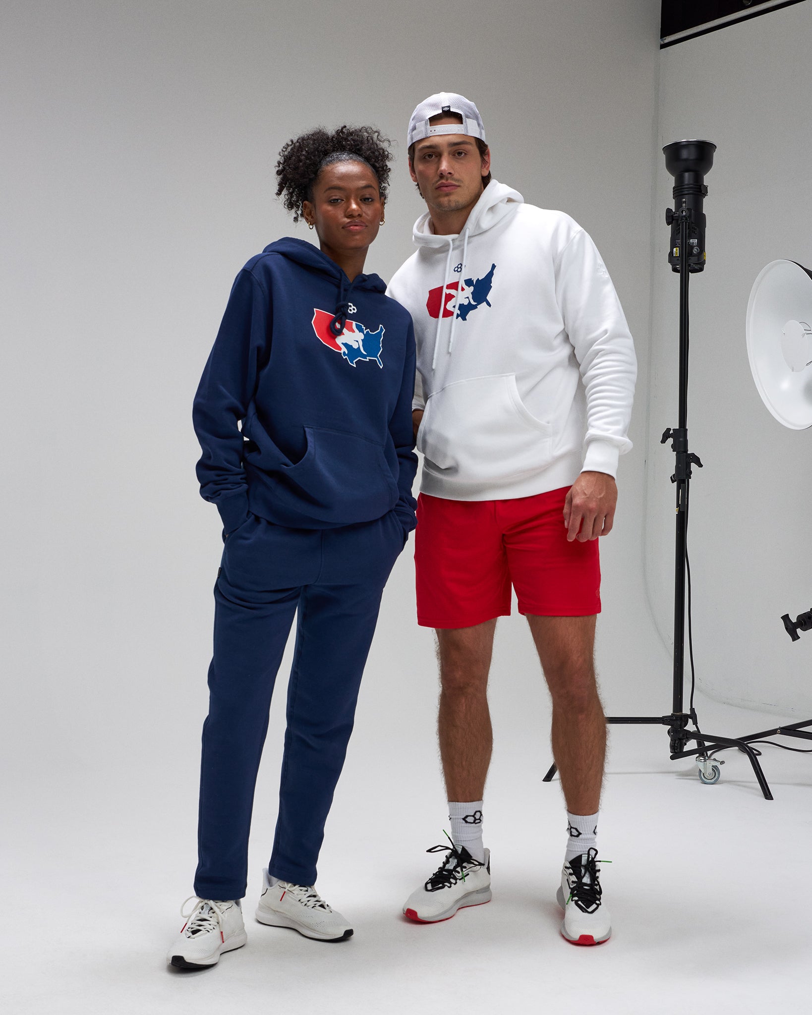 USA Wrestling Logo Comfort Fleece Hoodie for Men | RUDIS