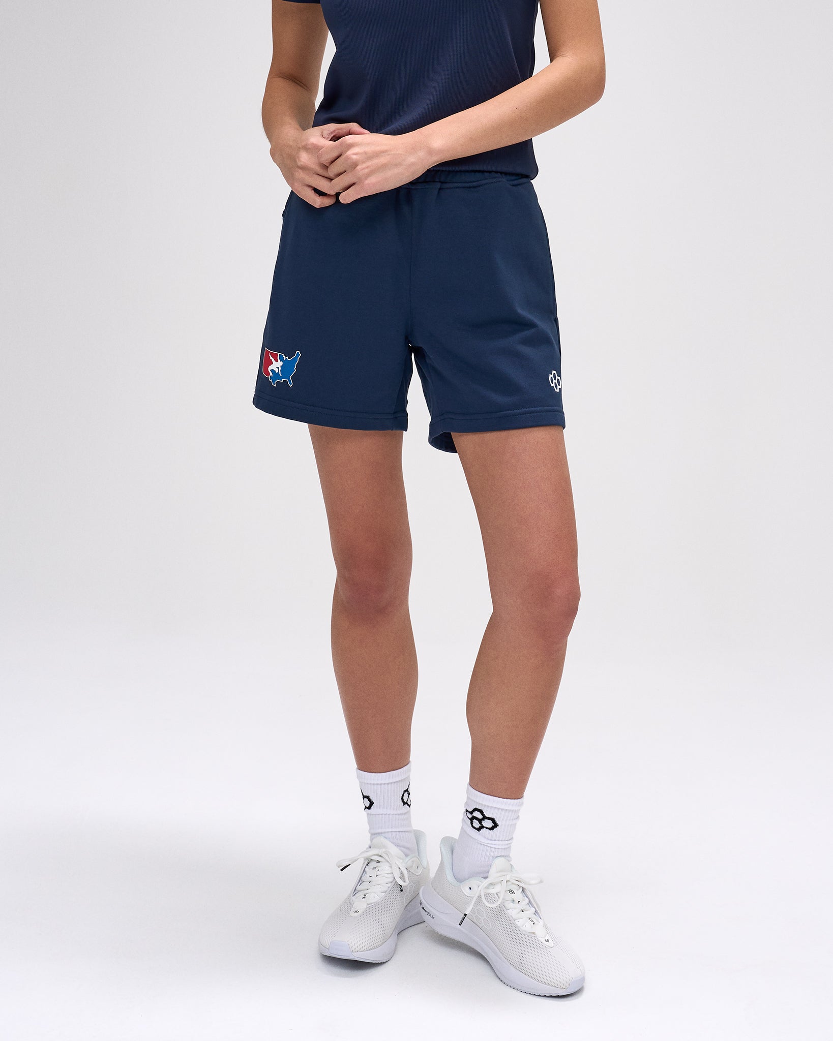 USA Wrestling Luxe Terry 5" Shorts | RUDIS