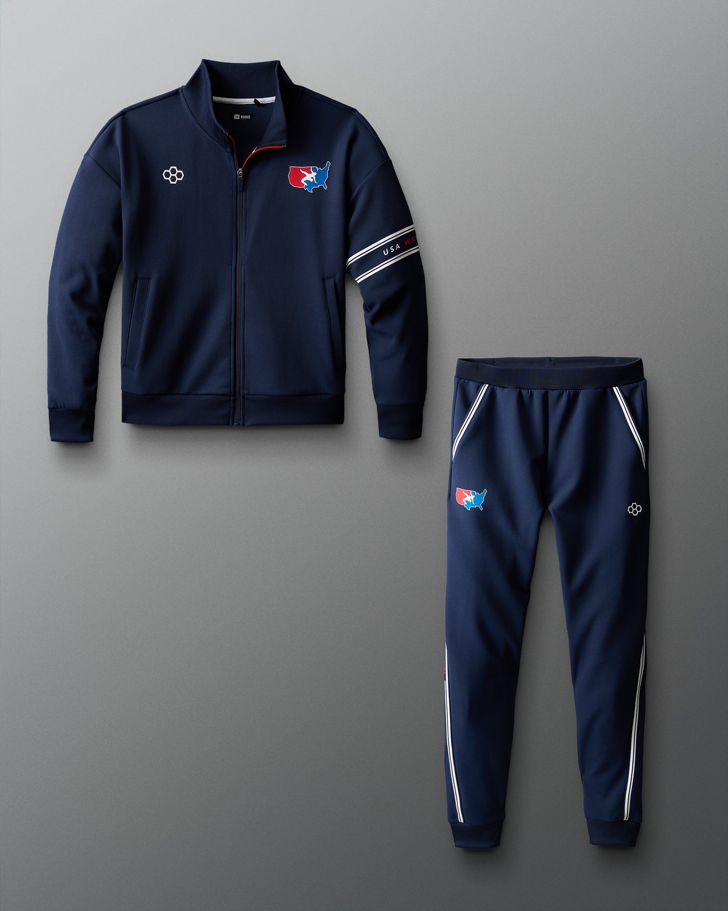 USA Wrestling Women's Chronicle Elite Podium Set - Navy | RUDIS