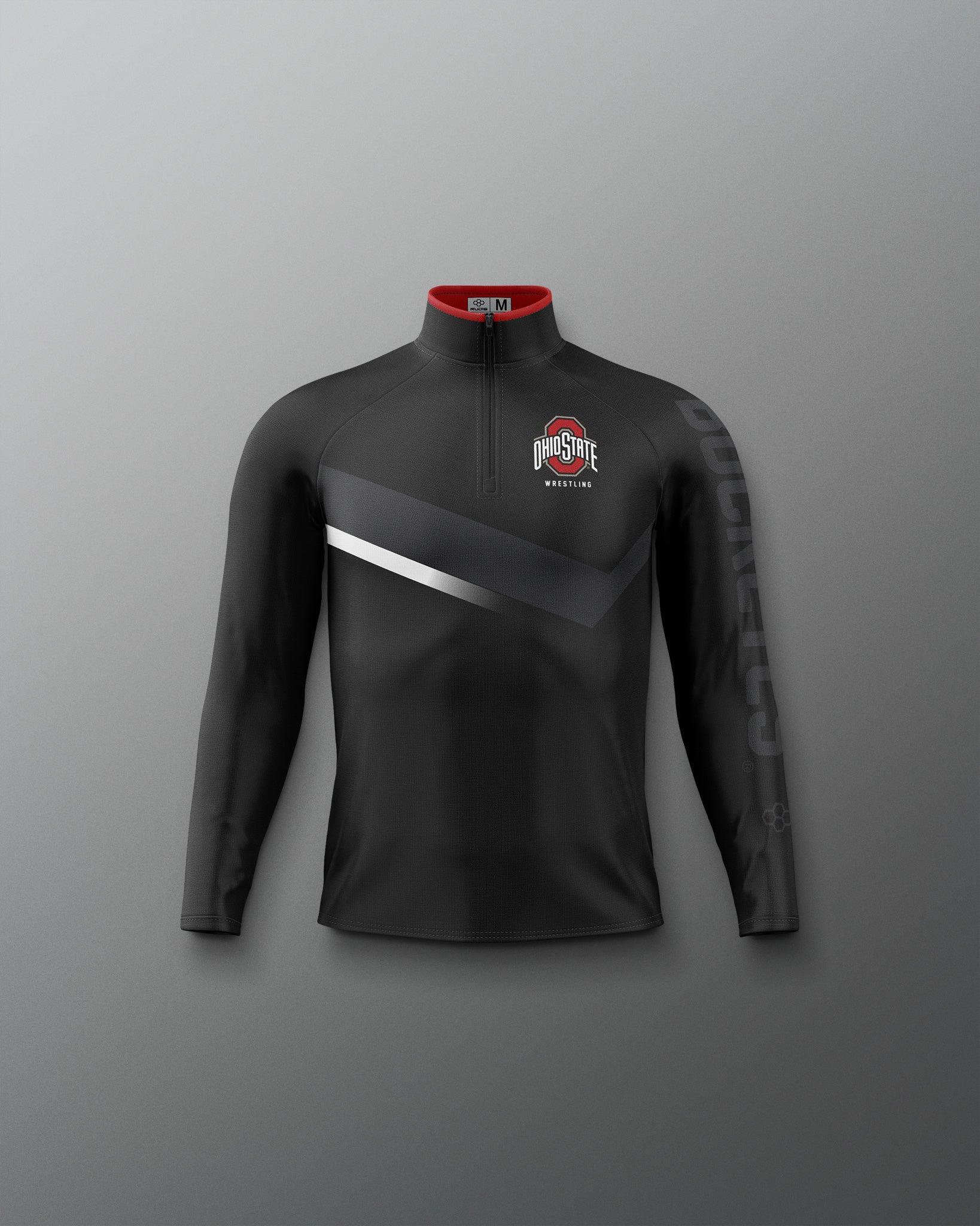 Ohio State Sublimated Youth Quarter Zip - Ohio State Training Top | RUDIS