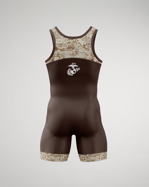U.S. Marine Corps MARPAT Youth Elite Wrestling Singlet | RUDIS