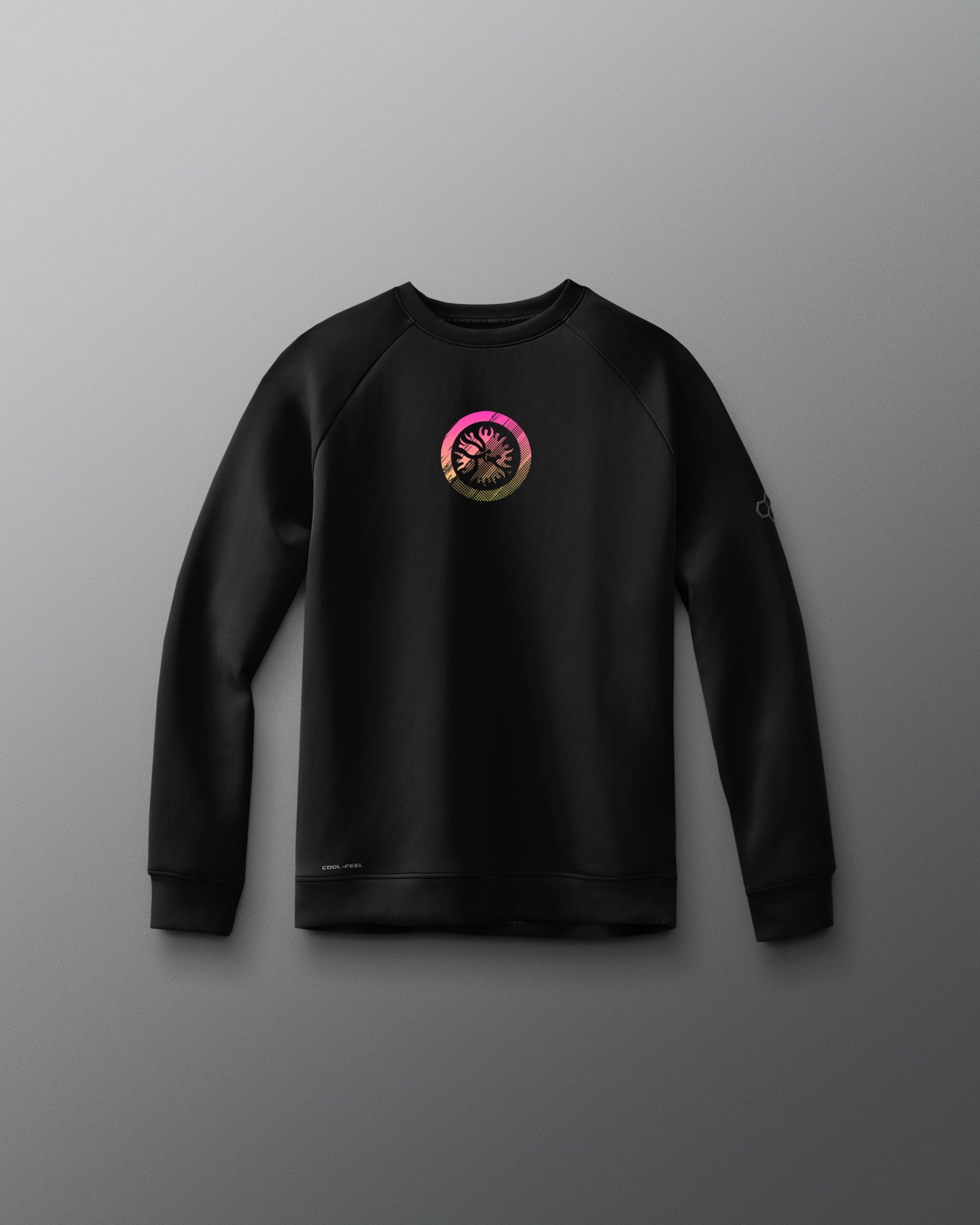 UWW Abstract Emblem Youth Cool-Feel Crewneck | RUDIS
