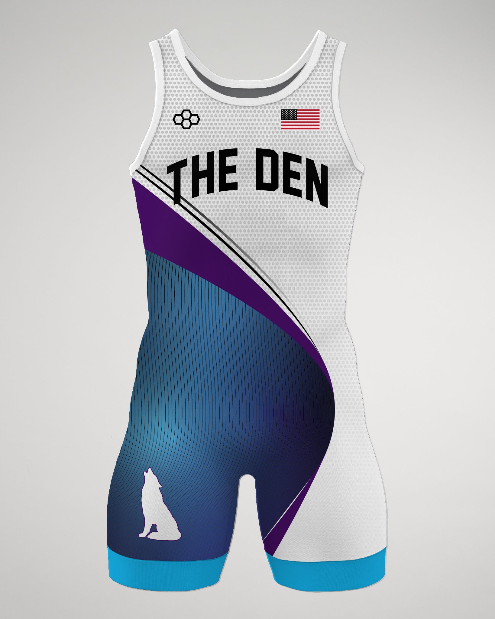 Elite Singlet-Men's--Denair HS Team Store Blue | RUDIS